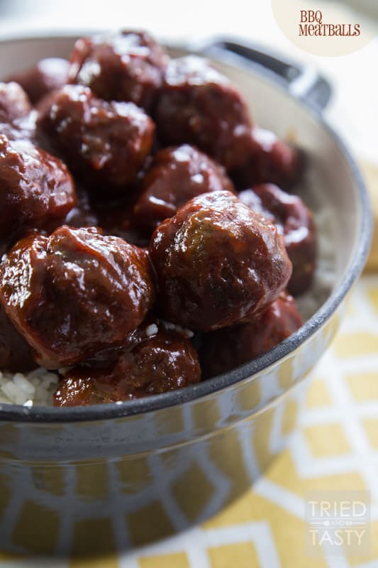BBQ Meatballs - Tried and Tasty
